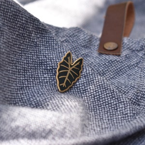 Plant Pin Alocasia Enamel Plant Pin Gift for Plant Lover - Etsy