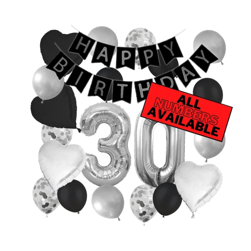 30th Birthday Decorations - Etsy