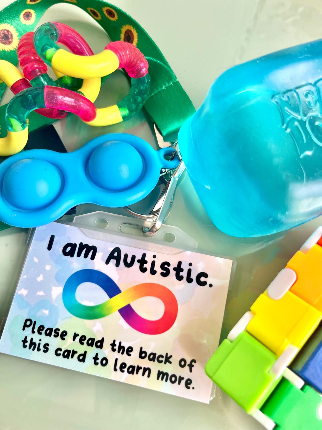 Autism Awareness Card Autism Card Medical Alert Card Neurodiversity ...