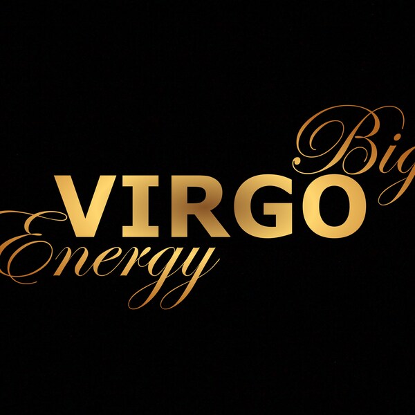 Big Virgo Energy Svg - Etsy