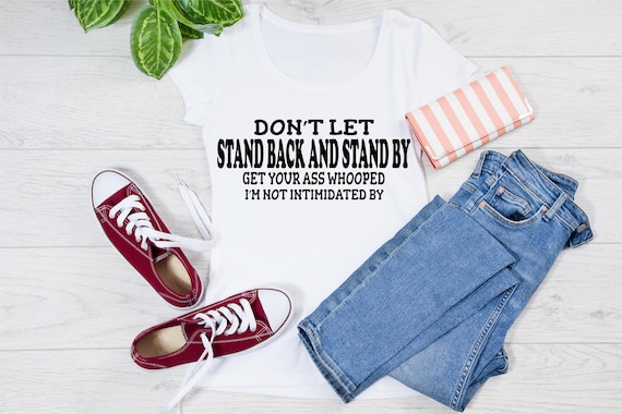 Stand Back and Stand by SVG Pro Black Svg Black Lives Matter - Etsy