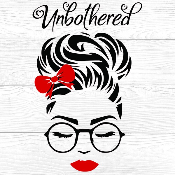 Unbothered Svg - Etsy