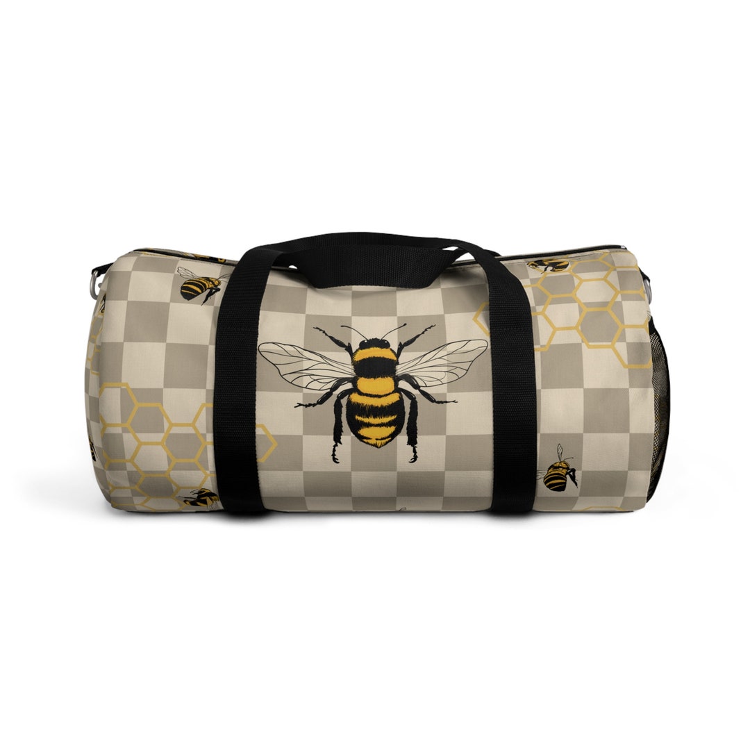 Bumble Bee Duffel Bag Modern Weekend Bag for Women Cute Duffle - Etsy