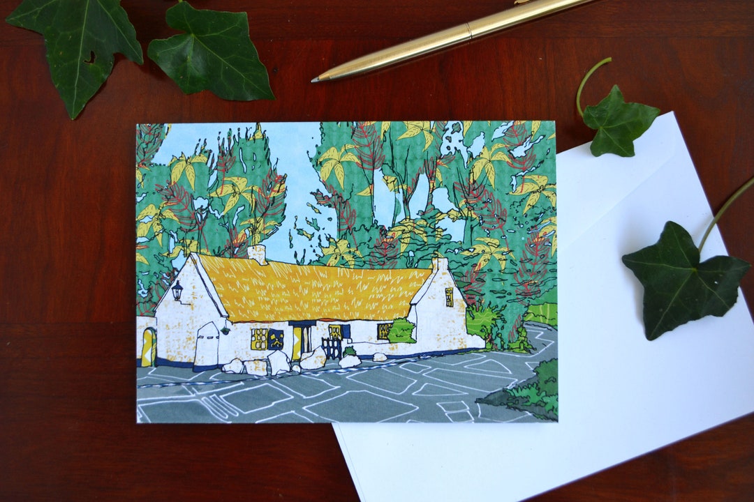 Contemporary Ireland Irish Greeting Card : Crosskeys, Co. Antrim. Irish ...