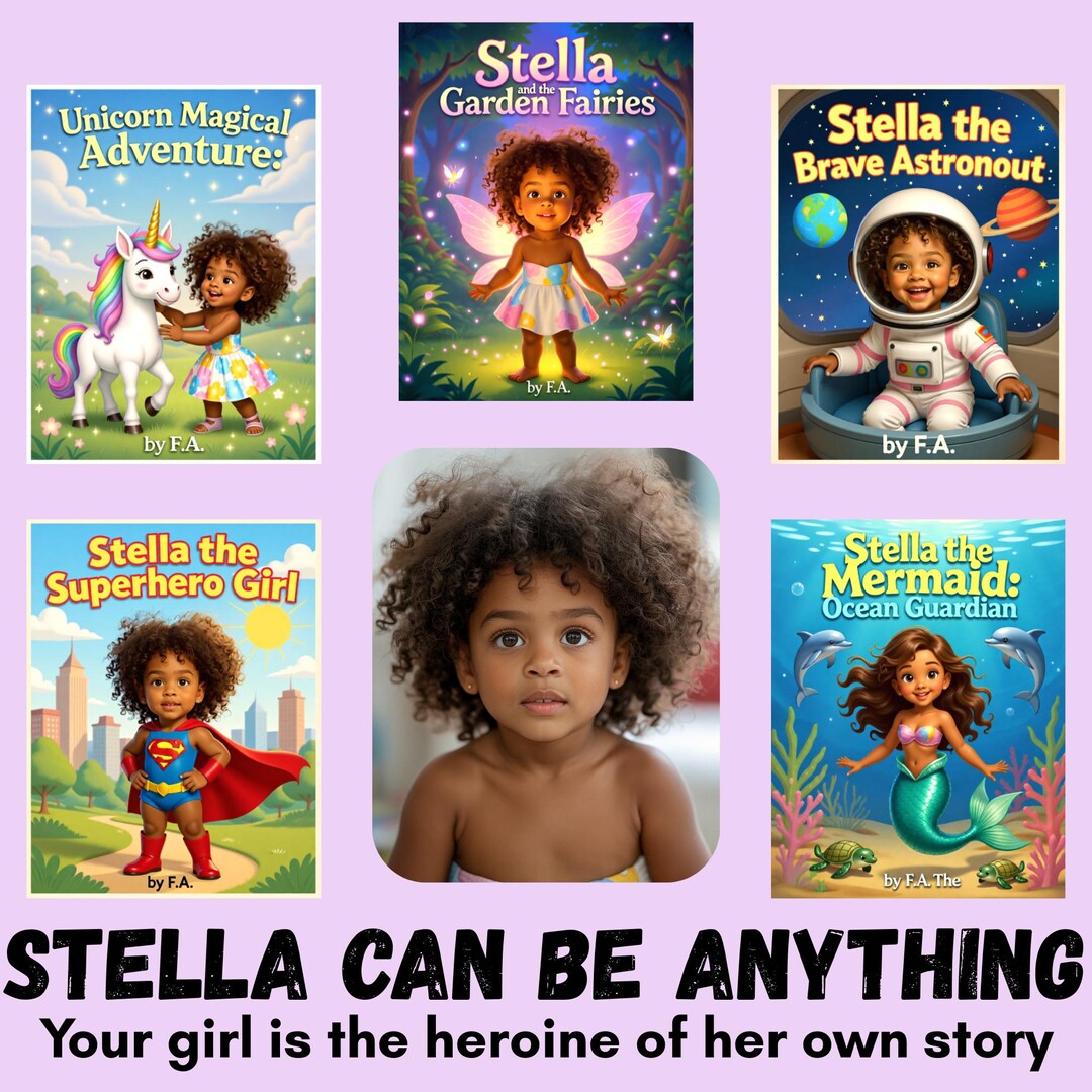 Custom Girl Storybook - She’s the Heroine of Her Own Story - Digital ...