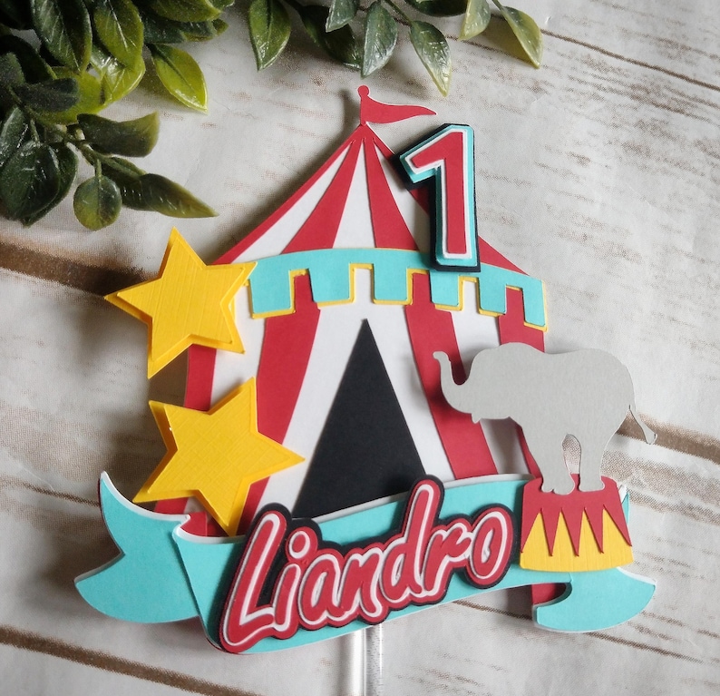 Circus Tent Cake Topper - Etsy