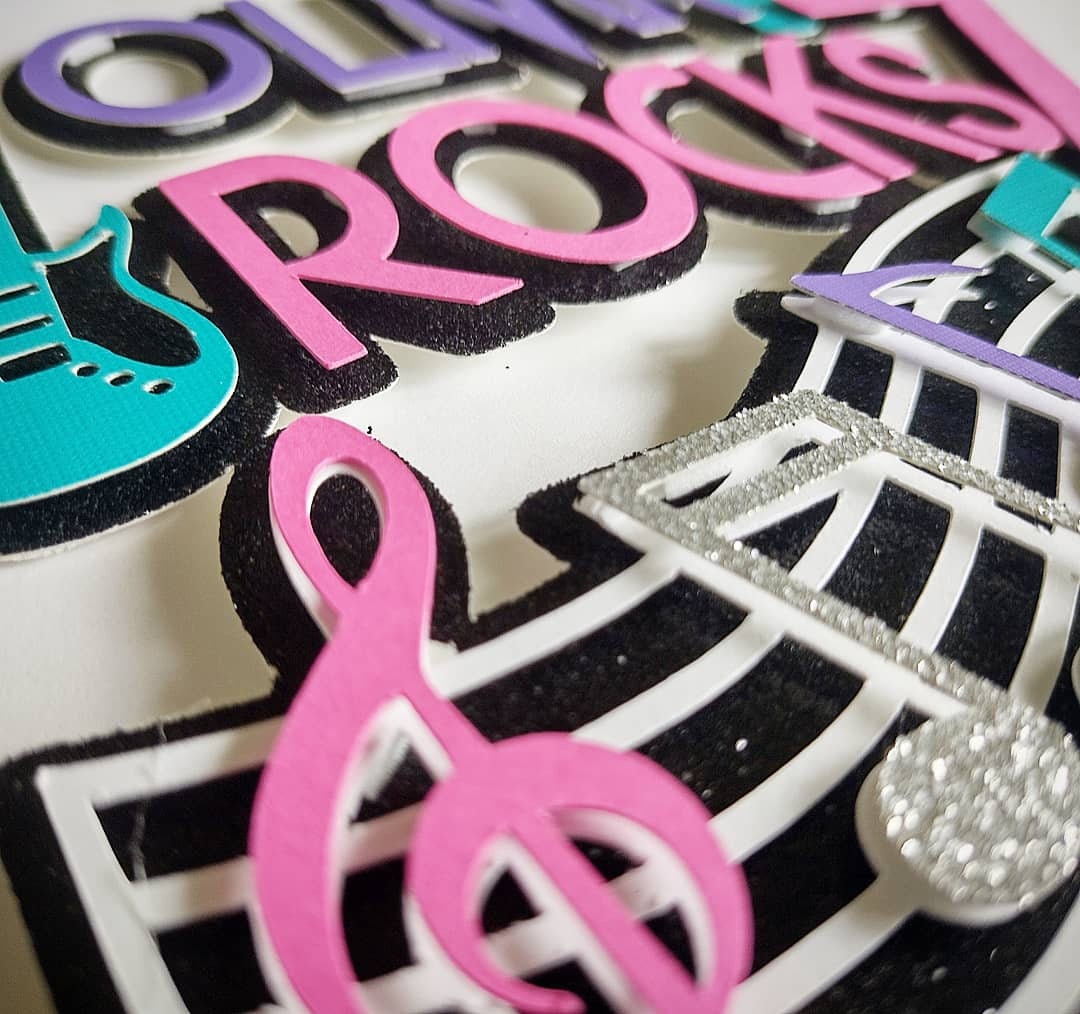 Rock N' Roll Cake Topper - Etsy