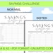 Savings Challenge Tracker Printable | Financial Goal Planner (A4, A5 ...
