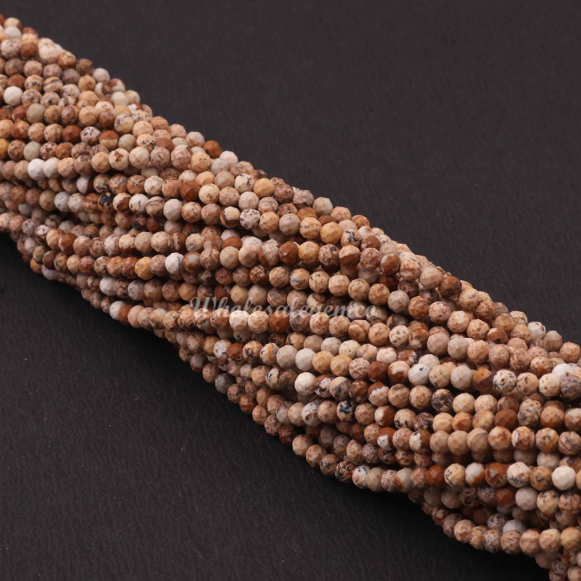 5 Strands Pitcher Jasper Gemstone Rondelle Beads 3mm Micro | Etsy