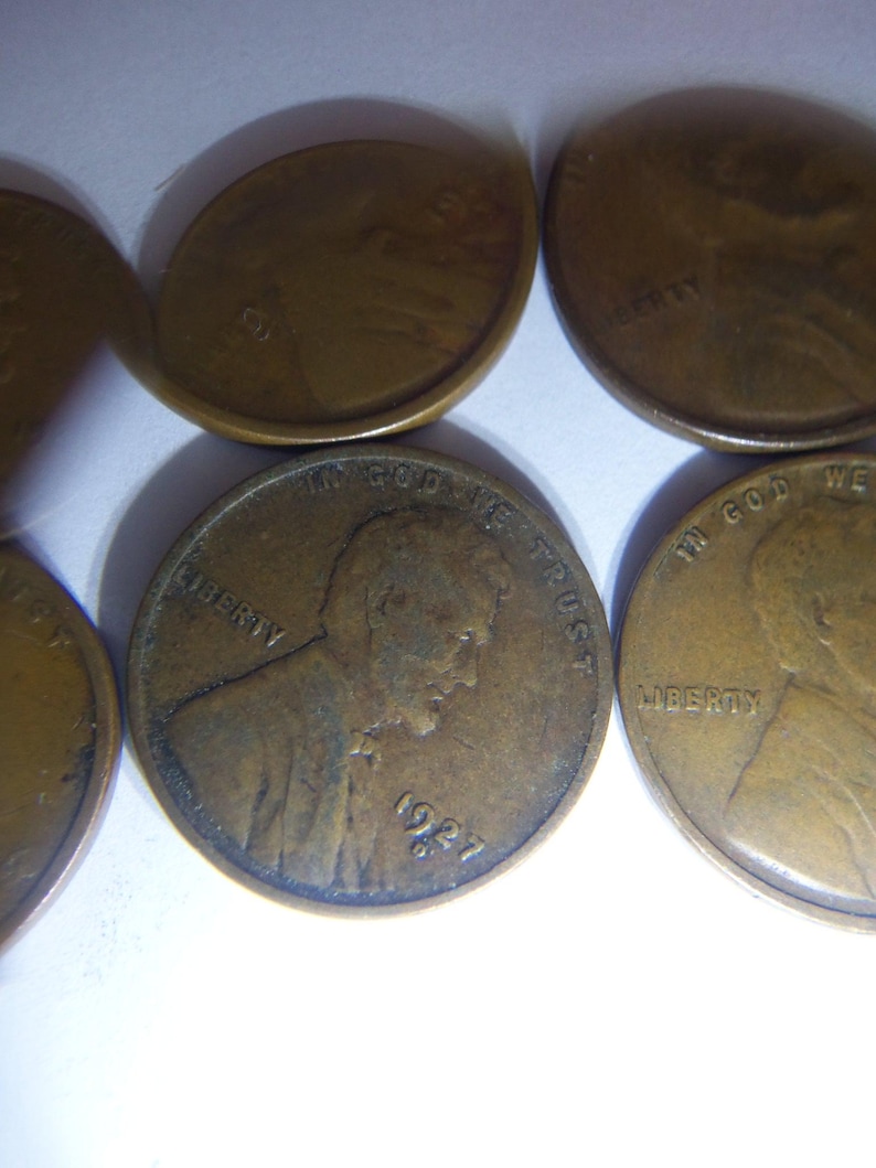 8 Rarer Wheat Pennies 1920-1929 Complete Set of D-mints - Etsy