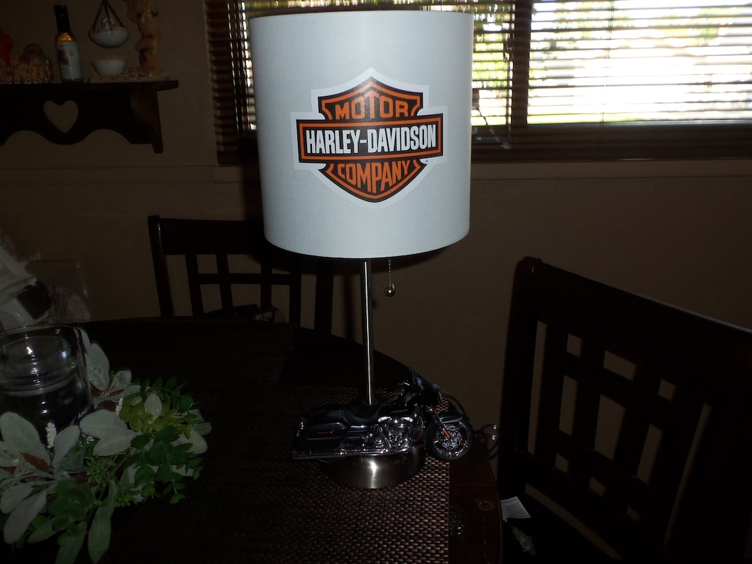 Harley-davidson Lamp - Etsy