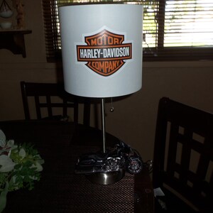 Harley-davidson Lamp - Etsy