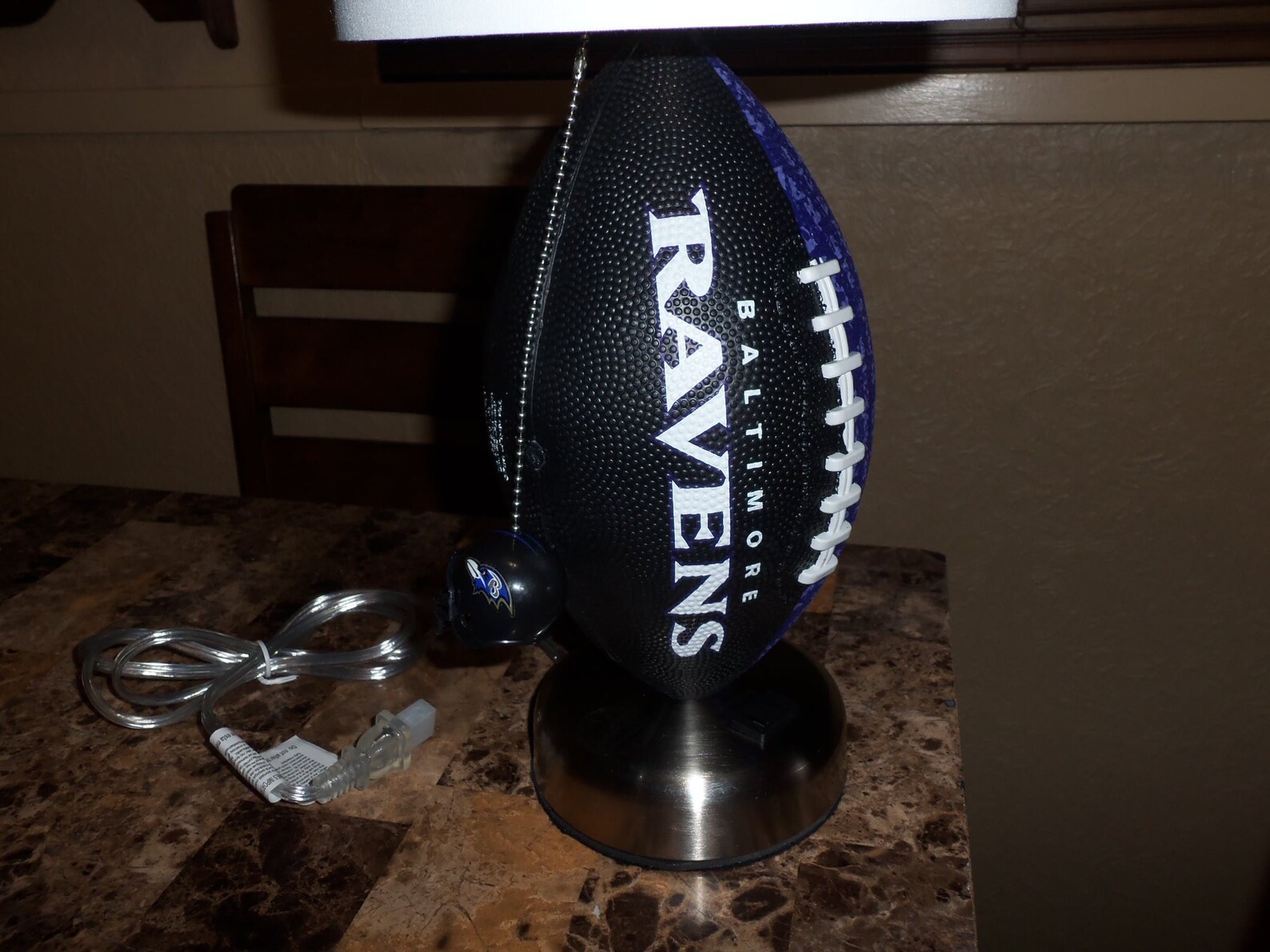 BALTIMORE RAVENS FOOTBALL Table Lamp handcrafted | Etsy