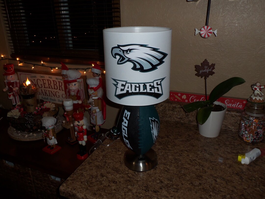 PHILADELPHIA EAGLES FOOTBALL Table Lamp (handcrafted) - Etsy