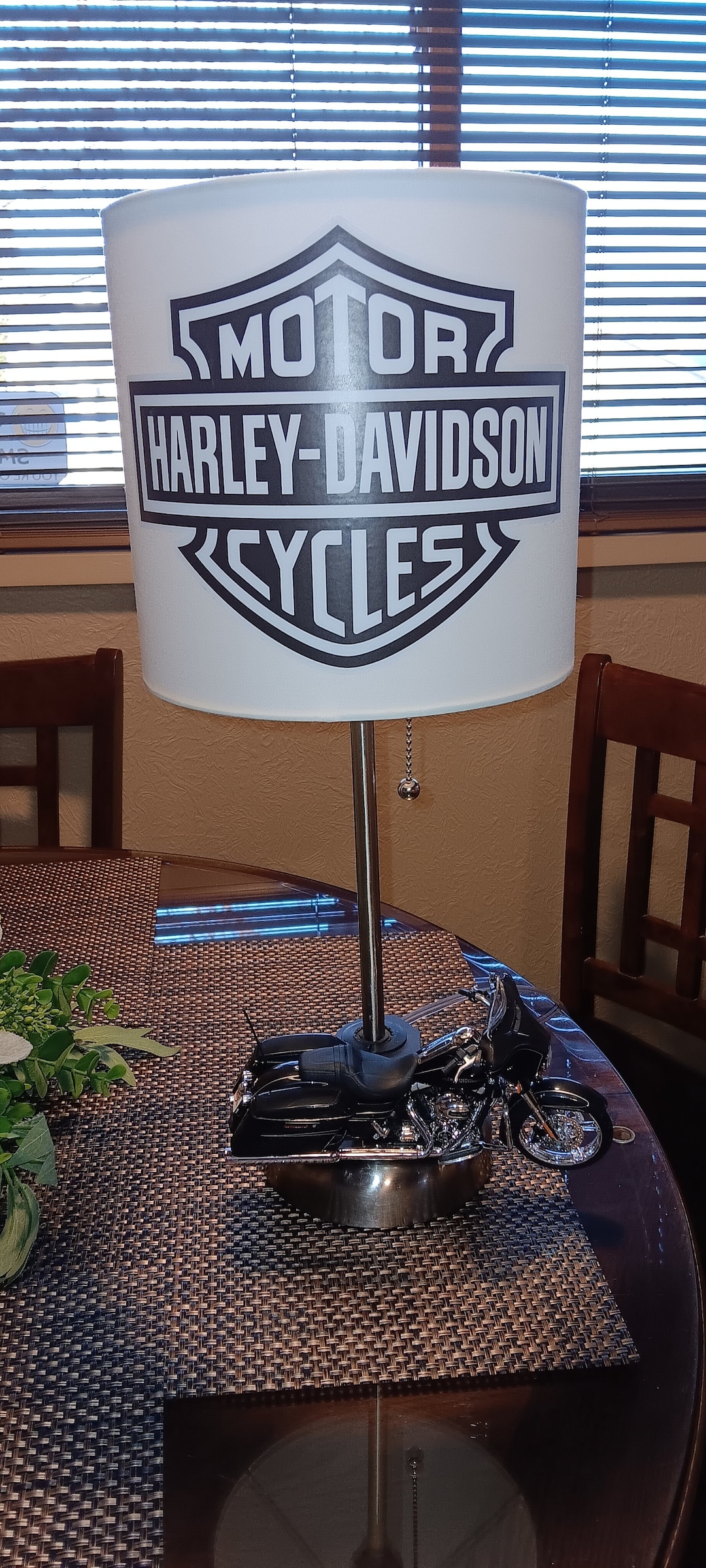 Harley-davidson Lamp - Etsy