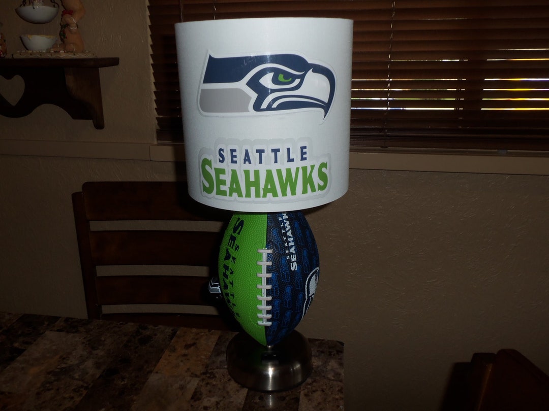 SEATTLE SEAHAWKS Football Table Lamp handcrafted - Etsy