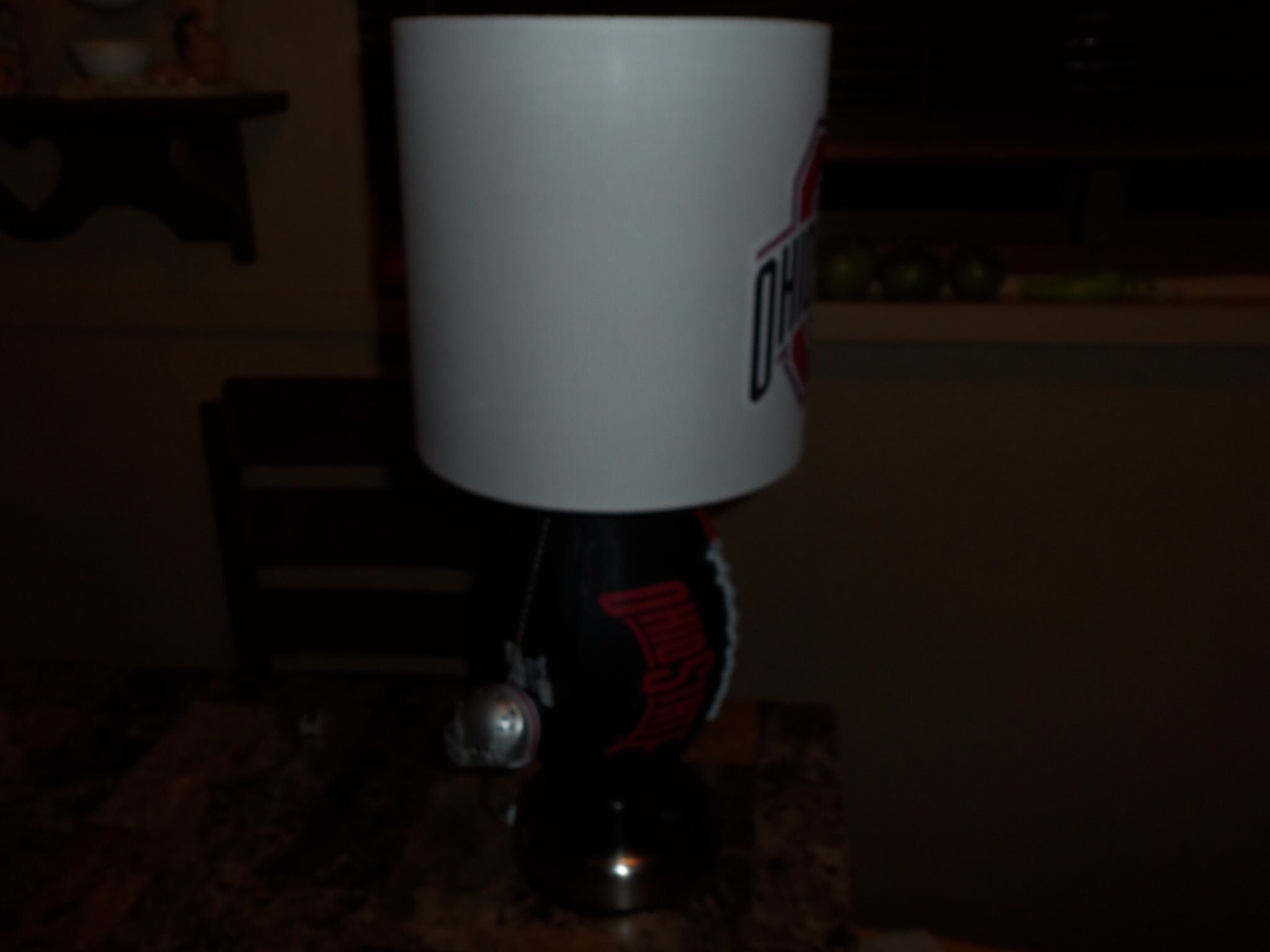 University of OHIO STATE BUCKEYES Football Table Lamp handcrafted - Etsy