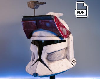 Star Wars Custom Clone Commander Helmet 3D Printed - Etsy