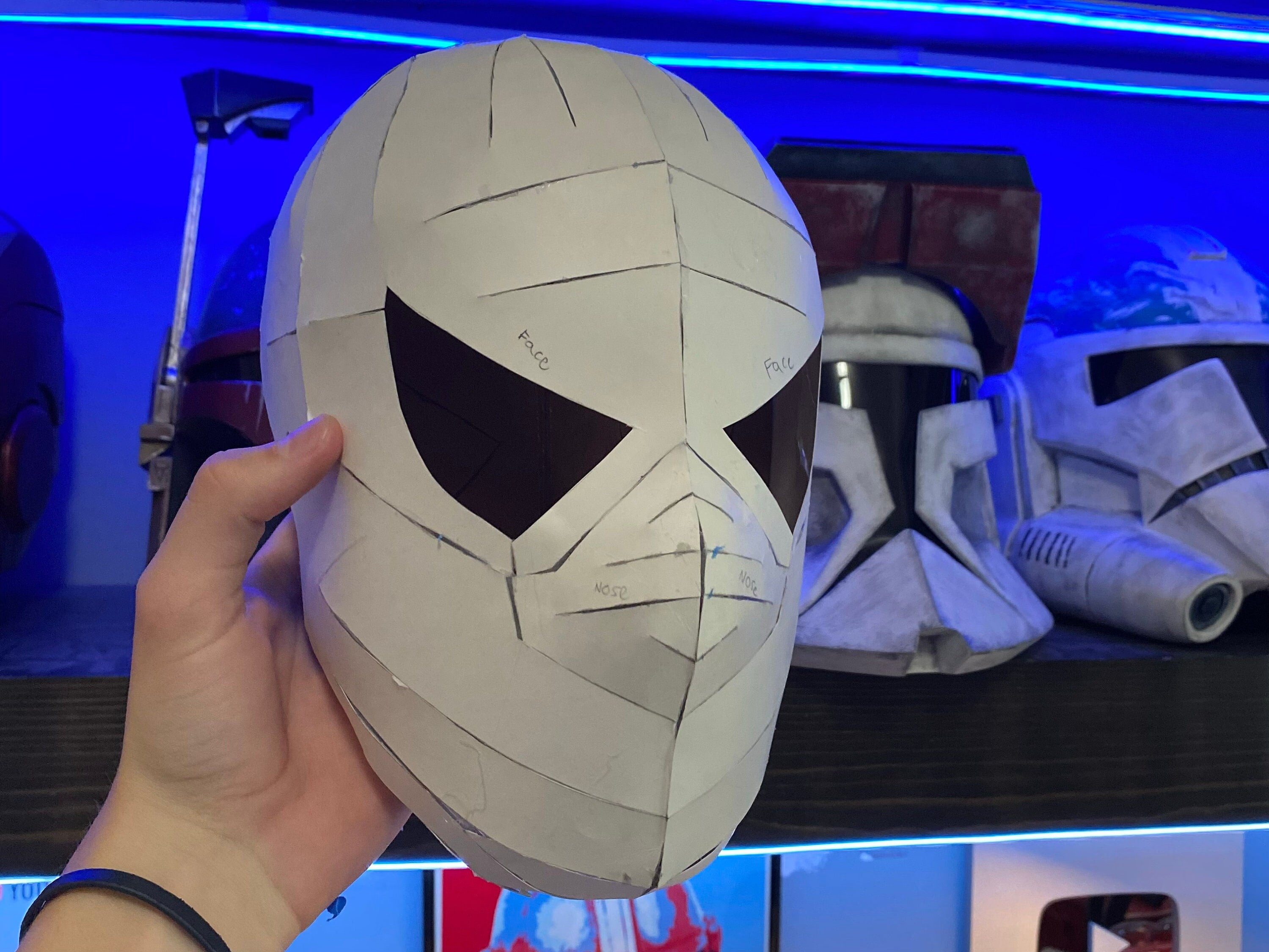 Raimi Spiderman Faceshell TEMPLATES - Etsy