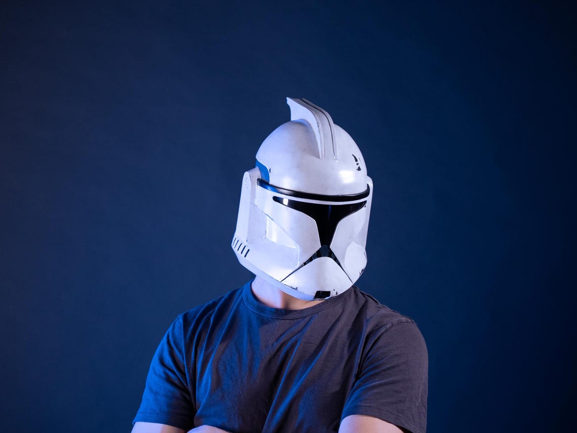 PHASE 1 Clone Trooper Helmet TEMPLATES (for Cardboard) - Etsy