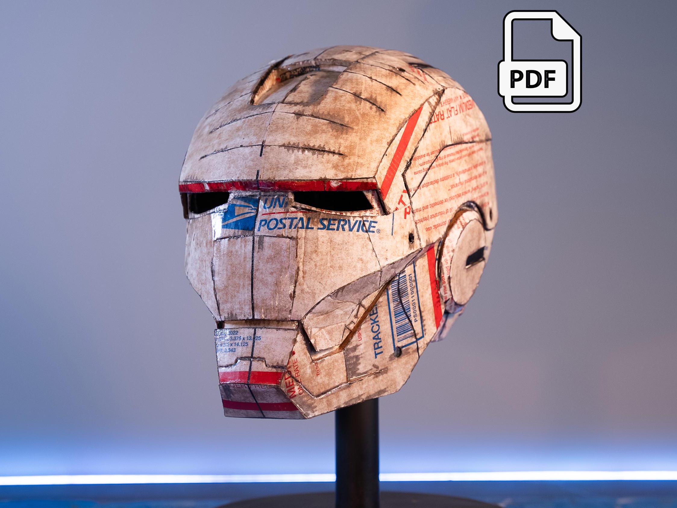 Iron Man Face Mask Printable