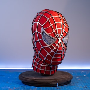 Raimi Spiderman Faceshell TEMPLATES - Etsy