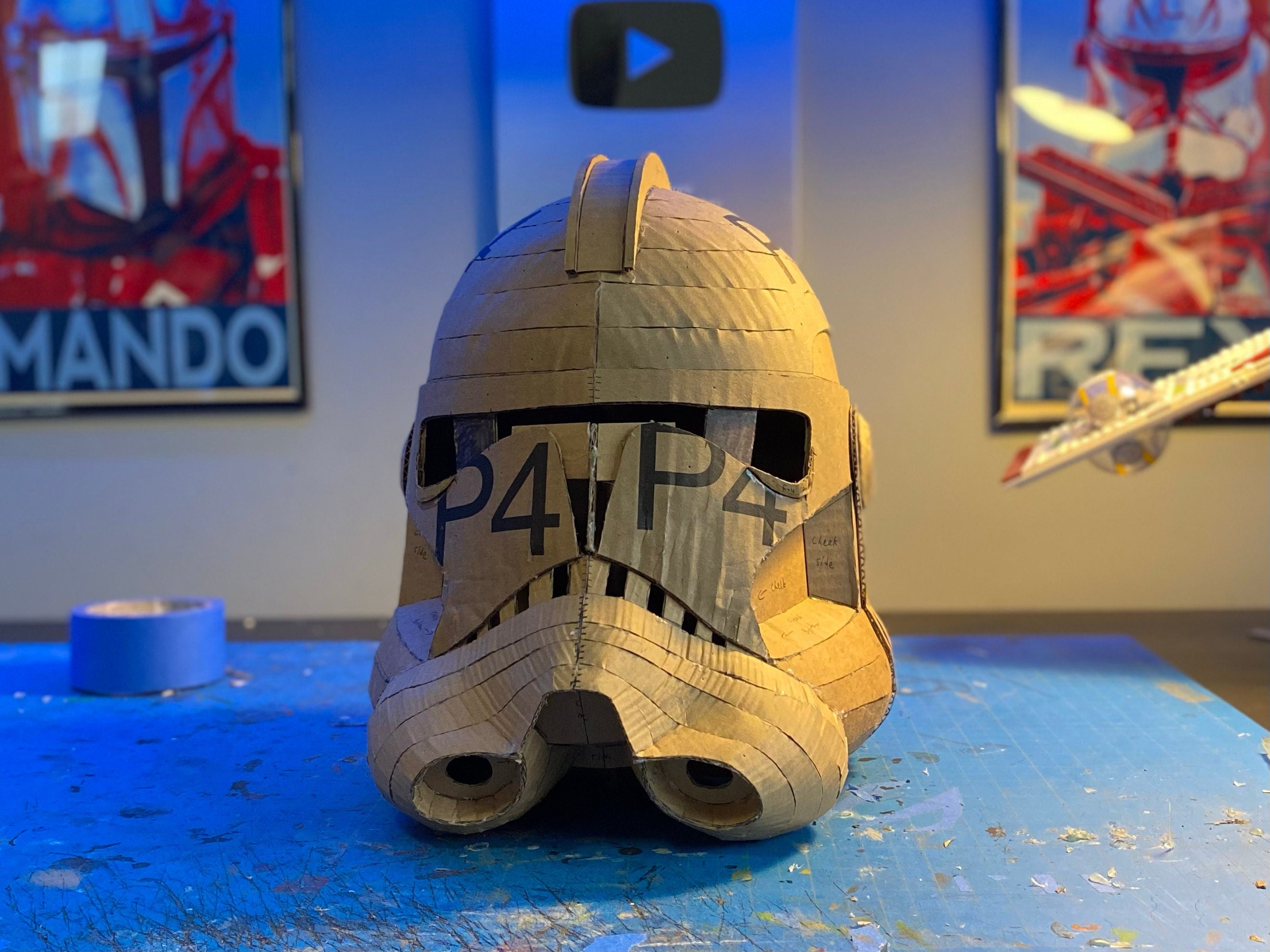 PHASE 2 Clone Trooper Helmet TEMPLATES (for Cardboard) - Etsy