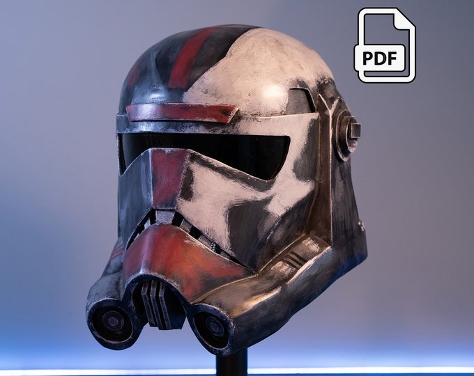 Phase 2 Animated Clone Trooper Helmet TEMPLATES - Etsy Canada