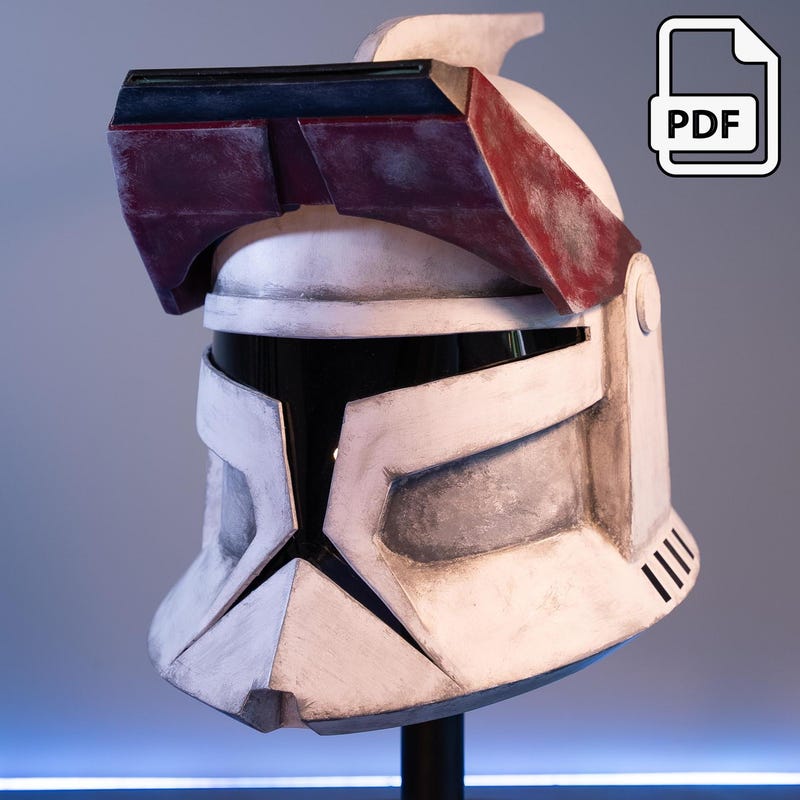 Phase 1 Clone Trooper Helmet Template - Etsy