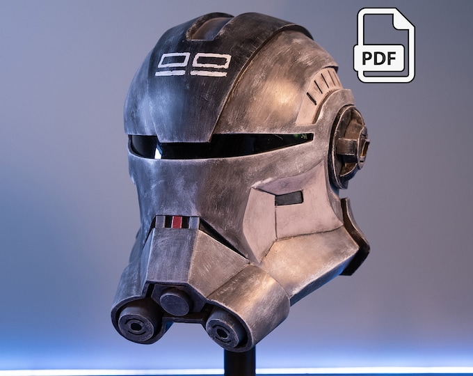 Phase 2 Animated Clone Trooper Helmet TEMPLATES - Etsy Canada
