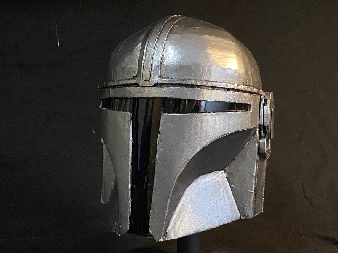 The Mandalorian Helmet TEMPLATES Etsy