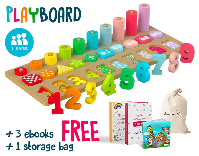 PLAYBOARD Complete Educational Toy Stimulating Awareness | Etsy UK