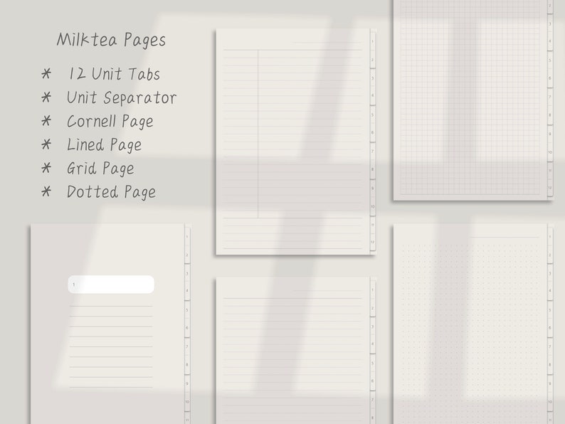 16 Minimalist Student Notebook for All Subjects Notebook - Etsy