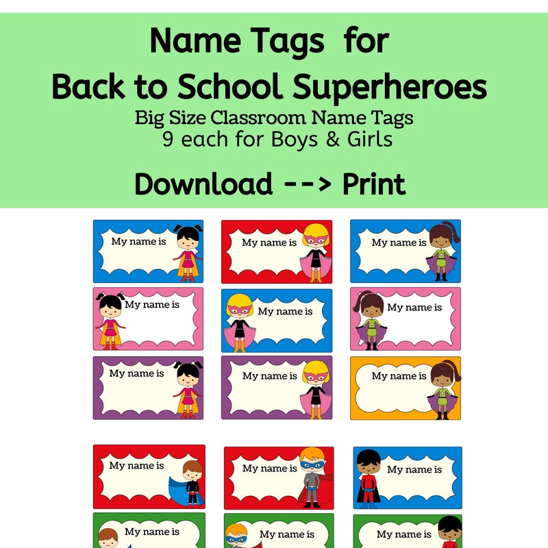 Superhero Gift Tag - 60+ Gift Ideas for 2024
