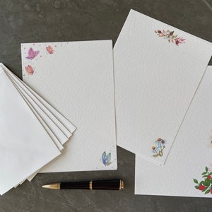 45 Piece Writing Set, Bees, Butterflies and Ladybirds, Letter Writing ...