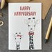 Anniversary Card, Giraffe Anniversary Card, Made From Fully Recycled ...