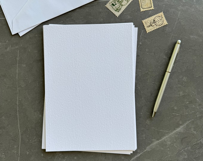 Luxury Textured Writing Paper, Thick White Letter Writing Paper, Love ...