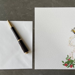 45 Piece Writing Set, Bees, Butterflies and Ladybirds, Letter Writing ...