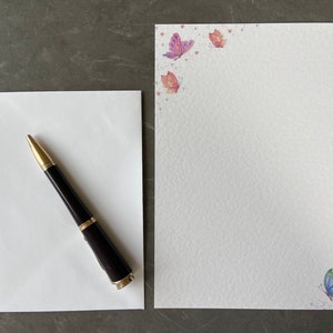 45 Piece Writing Set, Bees, Butterflies and Ladybirds, Letter Writing ...