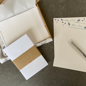 Personalised Writing Paper Set, Personalised Stationery, Customised ...