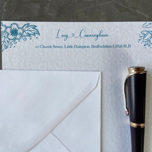 Personalised Writing Paper Set, Personalised Stationery, Customised ...