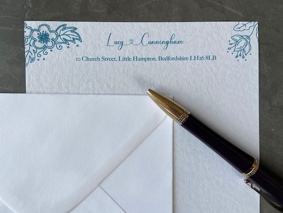 Personalised Writing Paper Set / Personalised Stationery / - Etsy