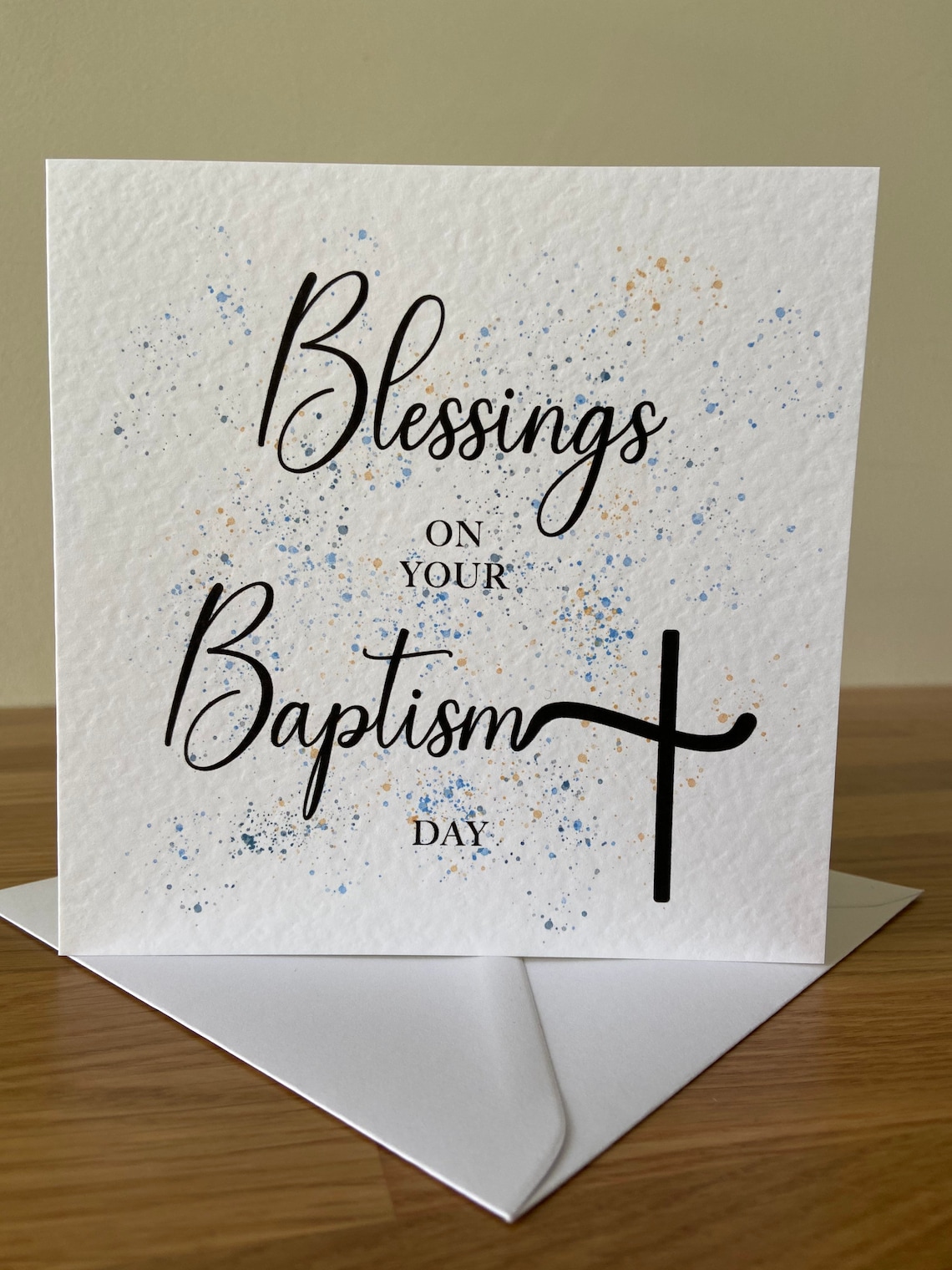 Baptism Card Christian Baptism Card Adult or Child Baptism - Etsy UK