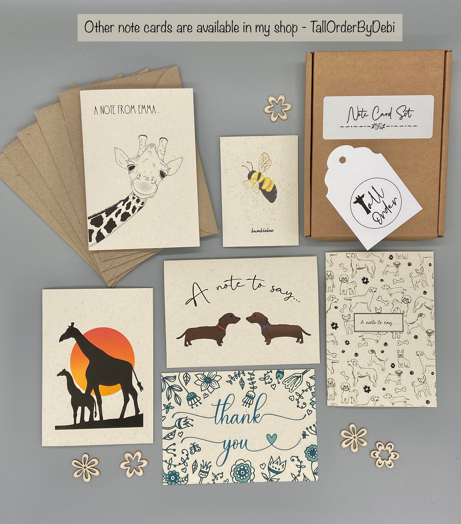 Minimalist Note Cards, Blank Cards, Small Card, Pack of Cards ...