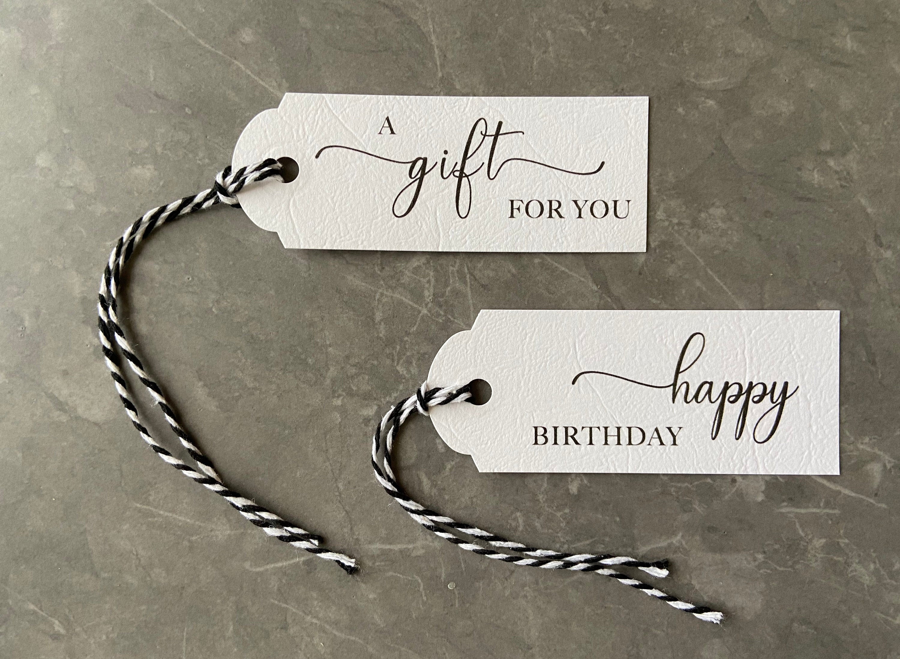 Gift Tags Bag of 12/24/48 Happy Birthday Tags and Gift for - Etsy UK
