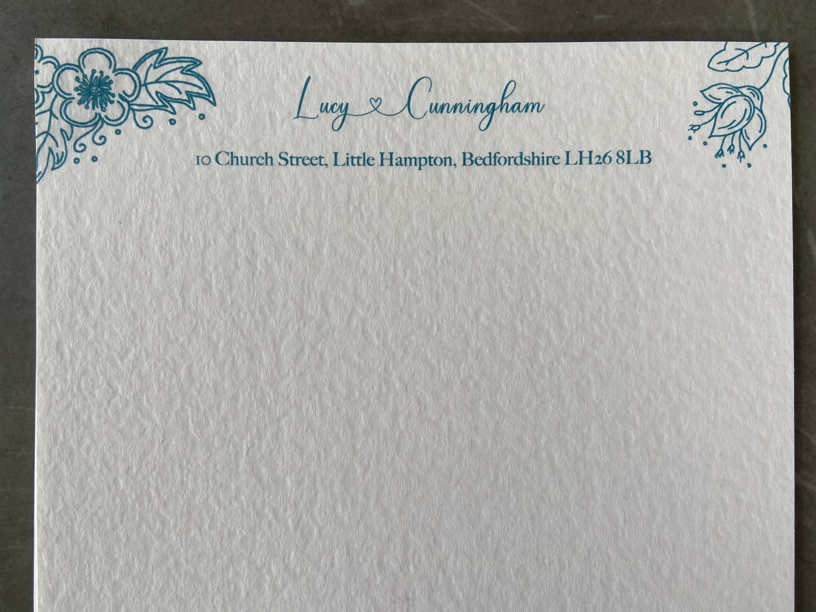 Personalised Writing Paper Set, Personalised Stationery, Customised ...