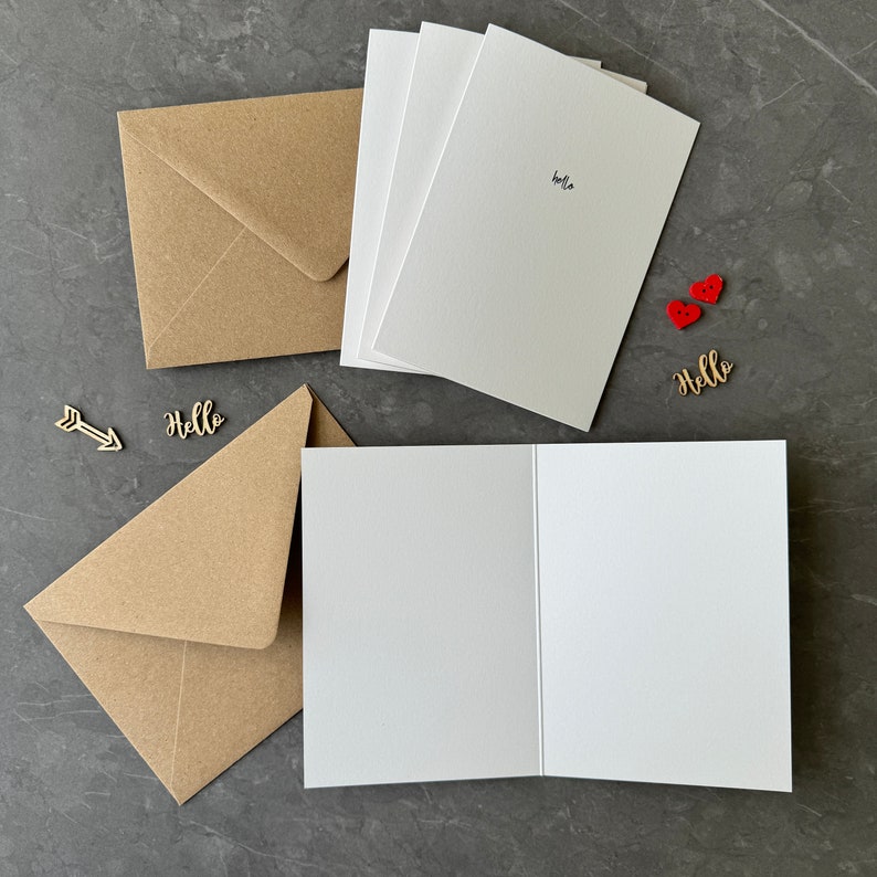 Minimalist Note Cards, Blank Cards, Small Card, Pack of Cards ...