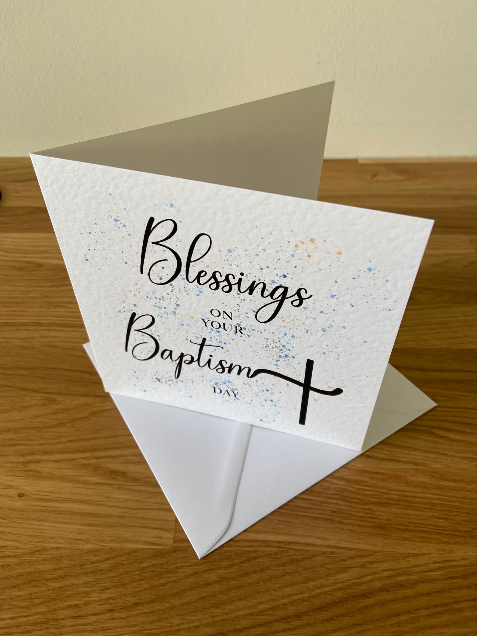 Baptism Card Christian Baptism Card Adult or Child Baptism - Etsy UK