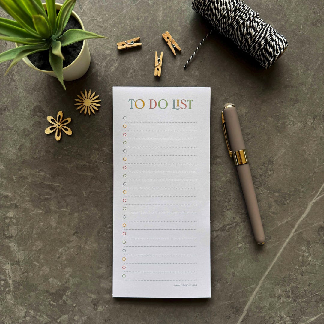To-do List Pad, Magnetic List Pad, Planner, Shopping List, Note Pad ...