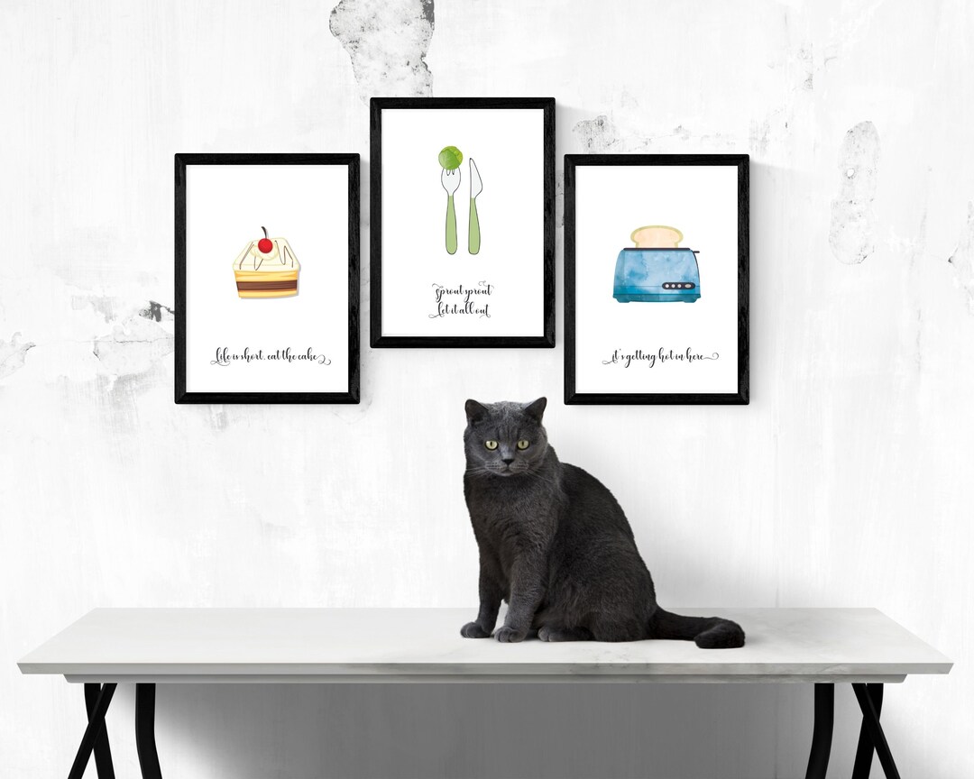 Funny Kitchen Prints, Kitchen Print, Home Decor, Wall Decor, Kitchen ...